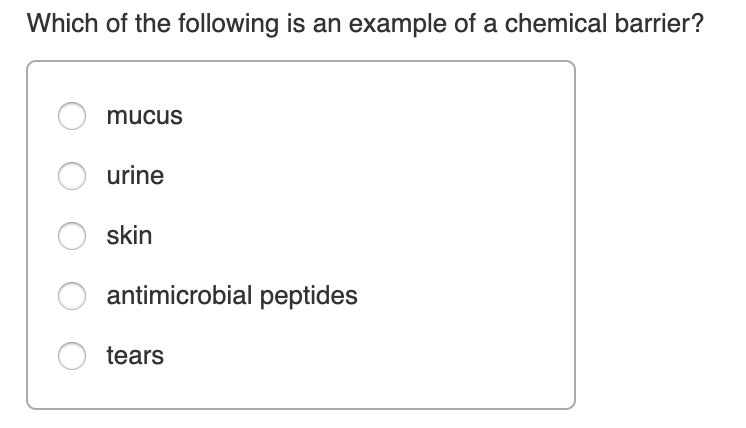 Solved Which of the following is an example of a chemical | Chegg.com