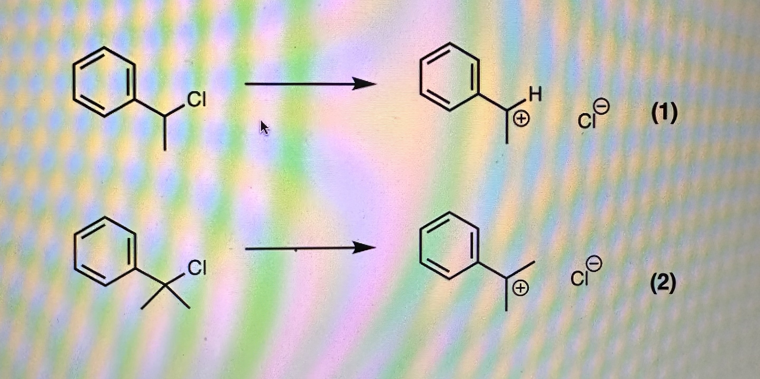 Solved Assignment Of the two unimolecular reactions shown, | Chegg.com