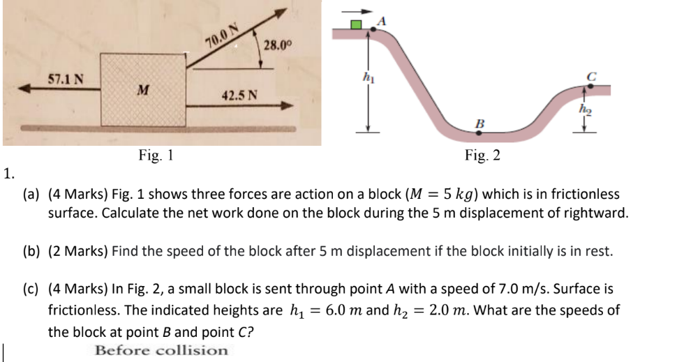 Solved Fig. 1 (a) (4 Marks) Fig. 1 shows three forces are | Chegg.com