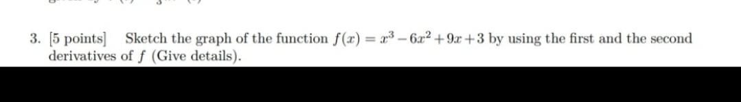 Solved 3. [5 points] Sketch the graph of the function | Chegg.com