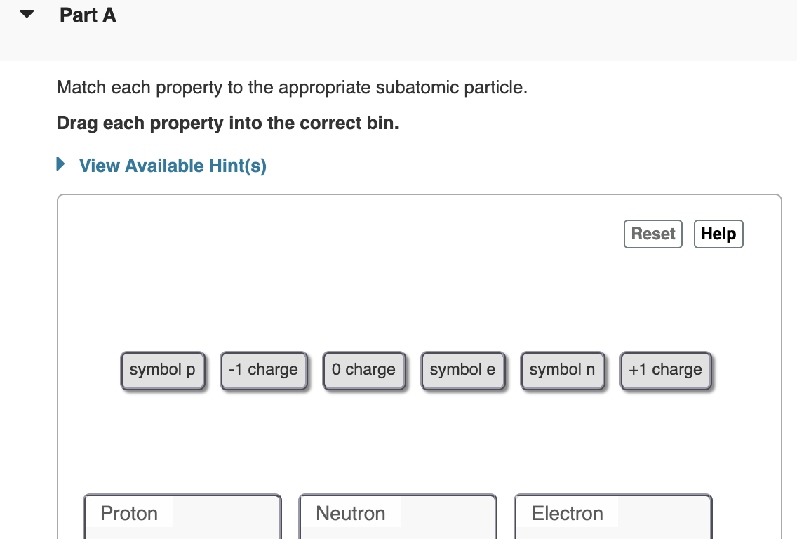 Solved Part AMatch each property to the appropriate | Chegg.com