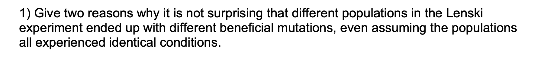 Solved Give two reasons why it is not surprising that | Chegg.com