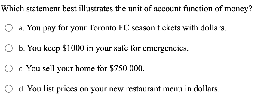 Solved Which of the following is included in the M2 | Chegg.com