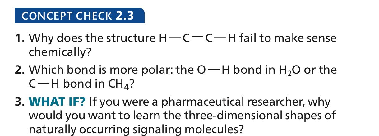 Solved 1. Why does the structure H−C=C−H fail to make sense | Chegg.com