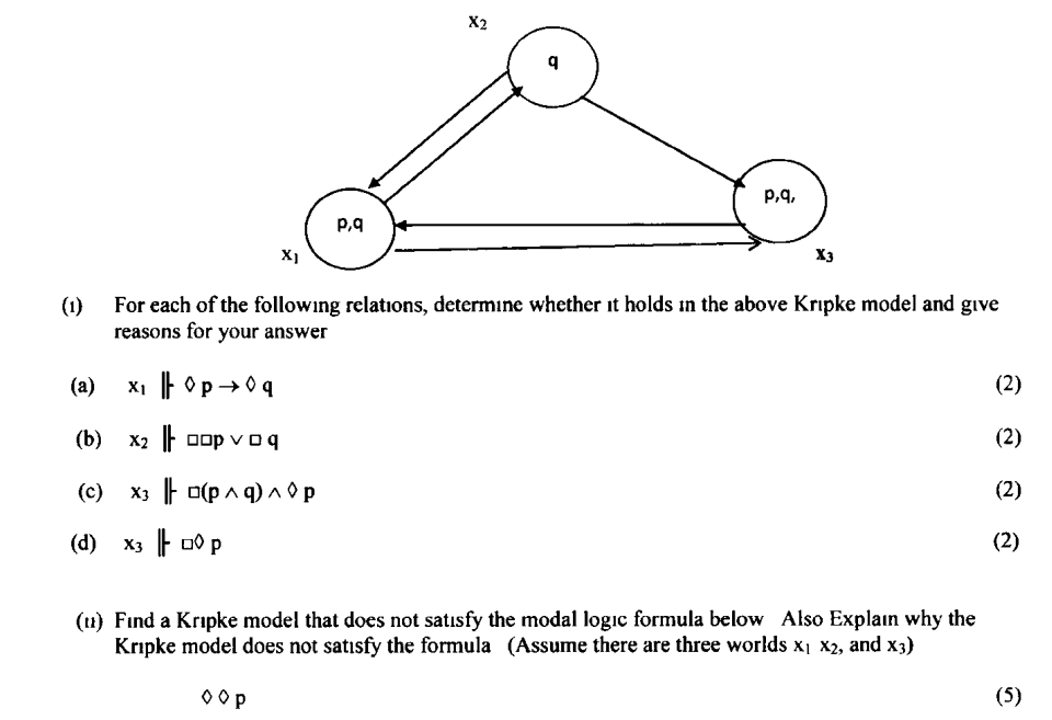 P.9, P,9 (1) For each of the following relations, | Chegg.com