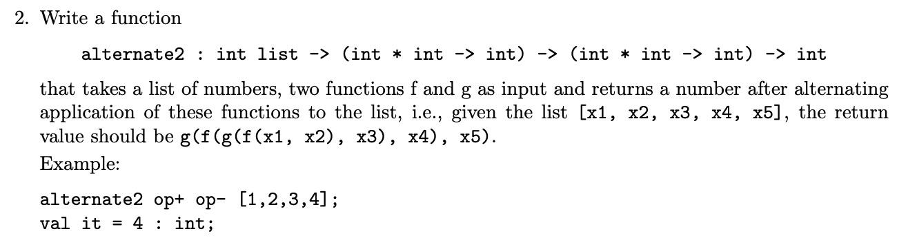 You Should Use Standard Ml And Ensure That It Can Run 