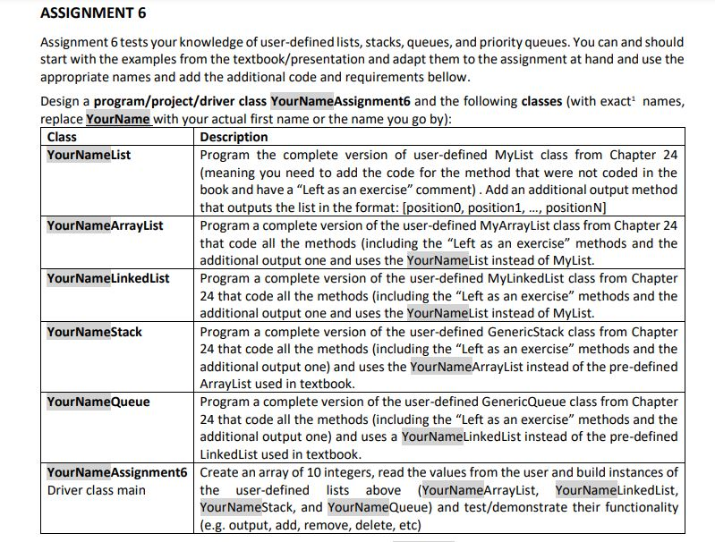 Solved ASSIGNMENT 6 Assignment 6 tests your knowledge of | Chegg.com