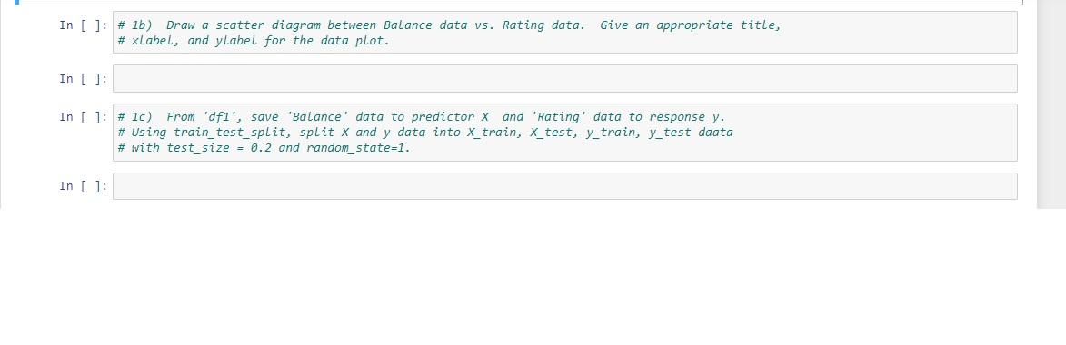 using Jupyter Notebook create Data sources. ipynbd. | Chegg.com