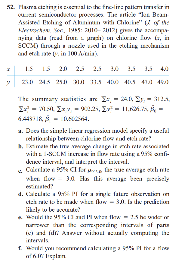 Solved 52. Plasma etching is essential to the fine-line | Chegg.com