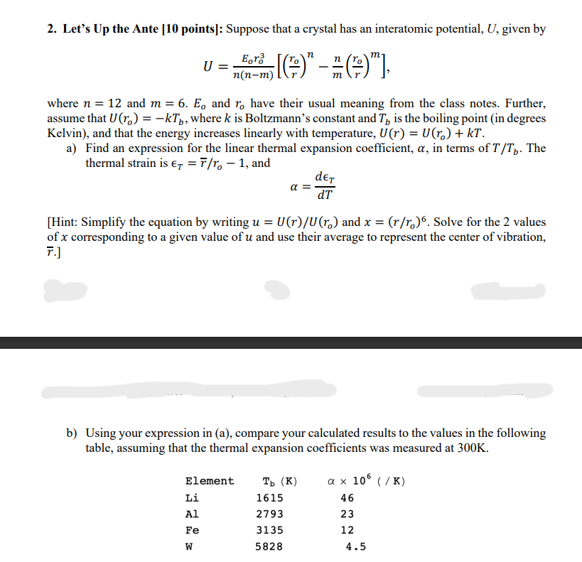 Solved 2. Let's Up the Ante [10 points]: Suppose that a | Chegg.com