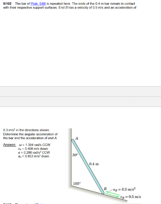 Solved 6102 ﻿The bar of ﻿Prob. 566 is ﻿repeated here. The | Chegg.com