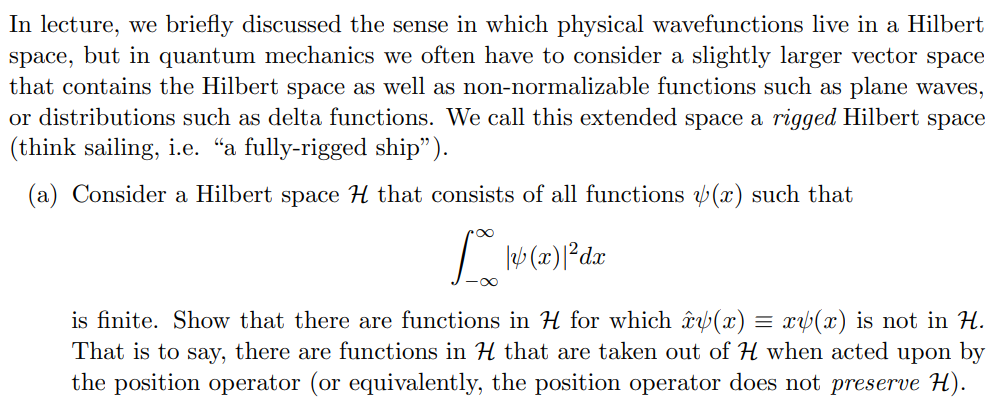Solved In lecture, we briefly discussed the sense in which | Chegg.com