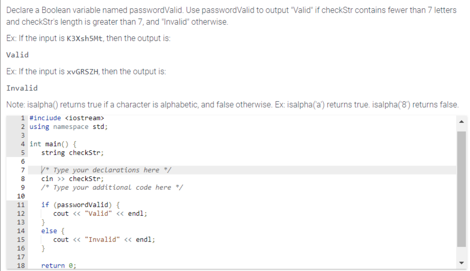 Solved in C++ please code this and show a pic of your | Chegg.com