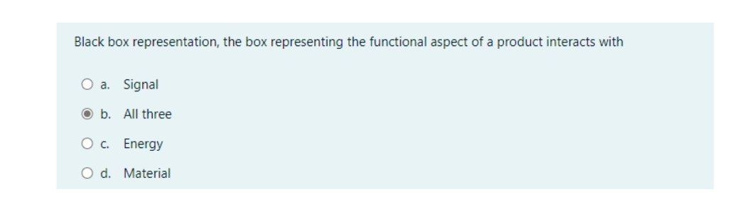 Solved Black box representation, the box representing the | Chegg.com