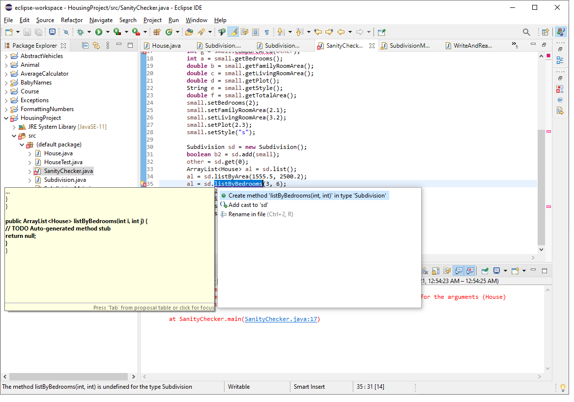 Solved Х 節 o WriteAnd Rea... >> A 6 7 5 eclipse-workspace - | Chegg.com