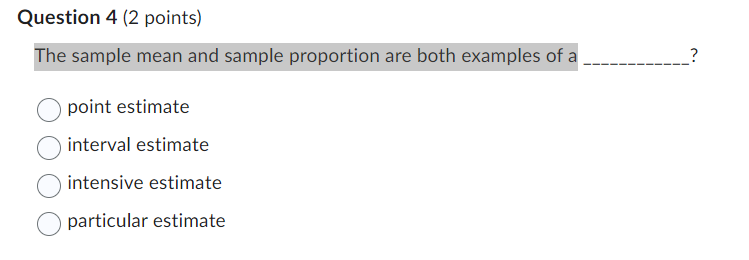 Solved The sample mean and sample proportion are both | Chegg.com