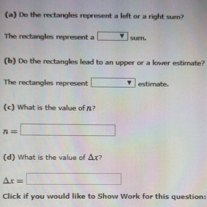 Solved Rectangles have been drawn to approximateg (a)dr. 18 | Chegg.com