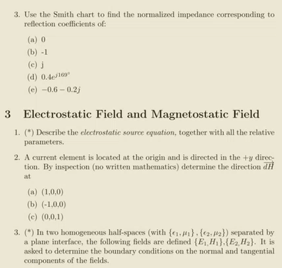 Solved 1.Describe electrostatic and magnetostatic fields, | Chegg.com