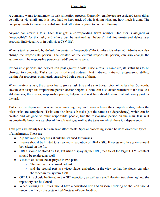 Solved Please have a look at the attached case study. I | Chegg.com