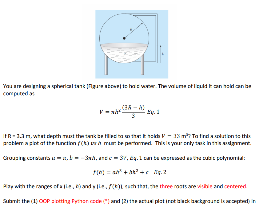Solved You are designing a spherical tank (Figure above) to | Chegg.com