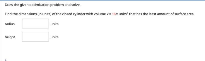 Solved Draw the given optimization problem and solve. Find | Chegg.com Solved Draw the given optimization problem and solve. Find | Chegg.com