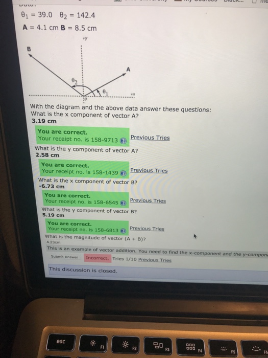 Solved One More Time Due in 1 hour, 33 minutes Each of the | Chegg.com