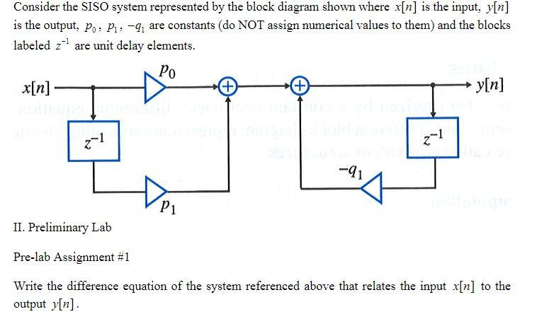 Solved Consider the SISO system represented by the block | Chegg.com
