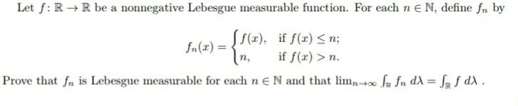 Solved (Advanced Calculus and Real Analysis)- Lebesgue outer | Chegg.com