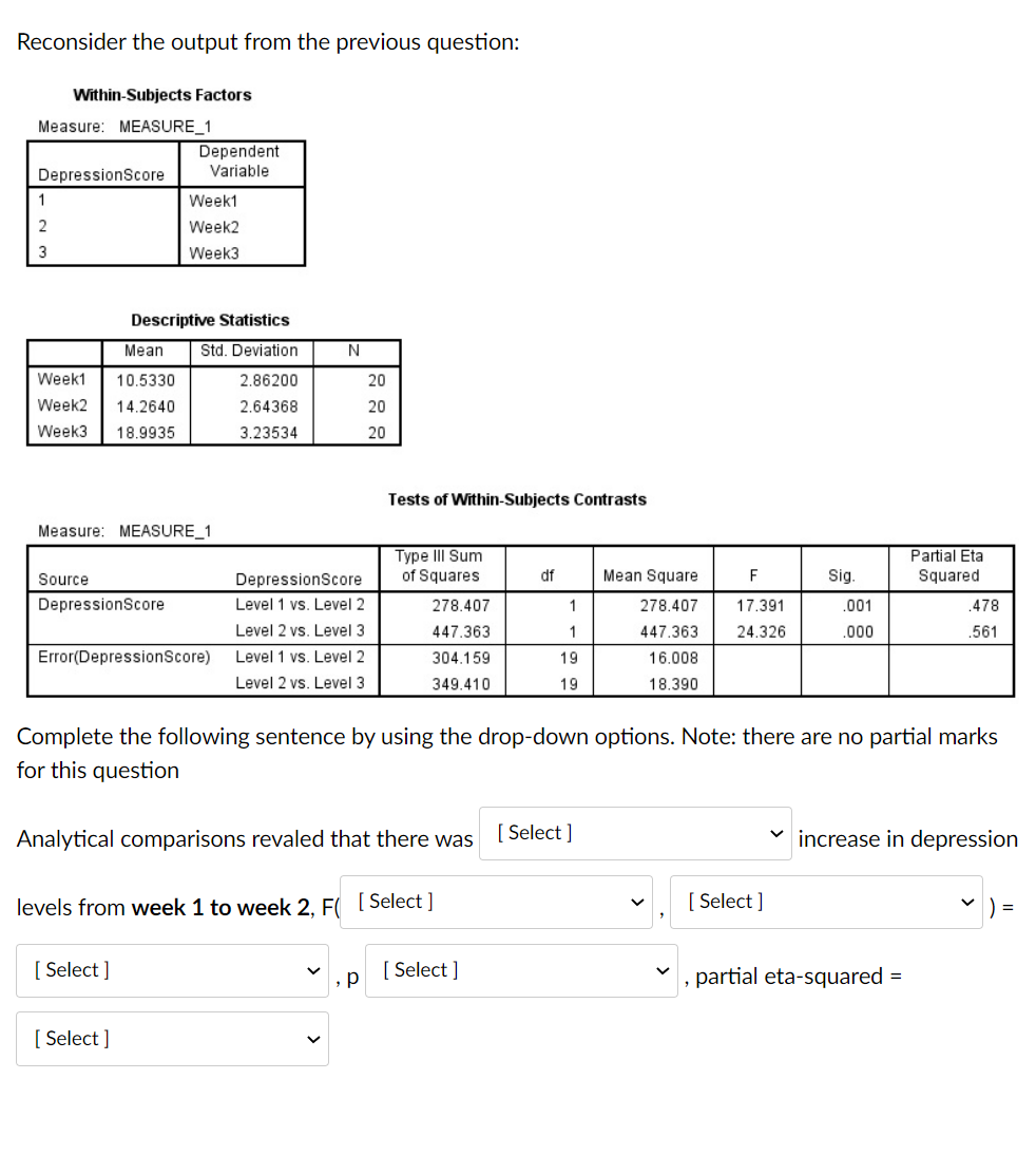 Solved Reconsider the output from the previous | Chegg.com