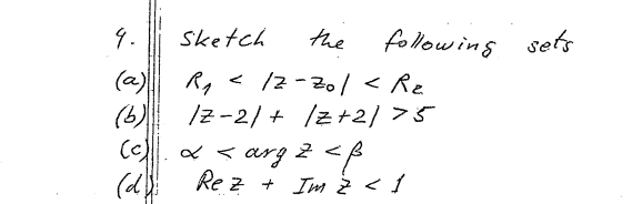 Solved sketch the following sets(a) R1