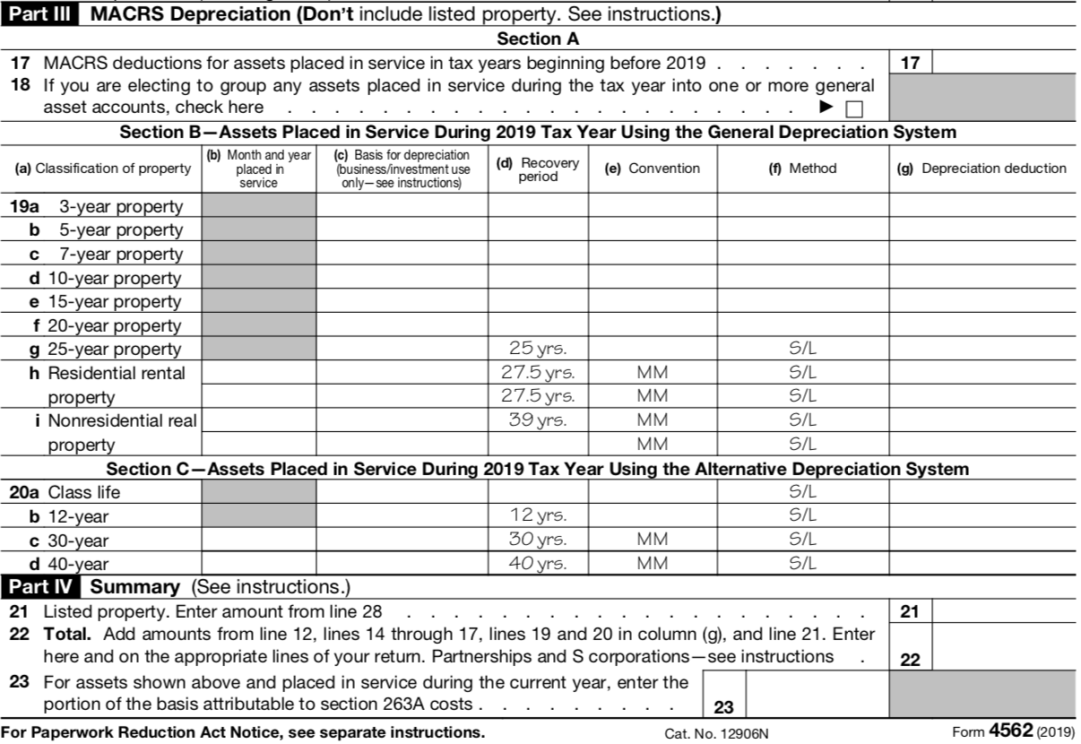 Solved I Only Need The 4562 Form Please Complete The 2019 Chegg solved-i-only-need-the-4562-form-please-complete-the-2019-chegg