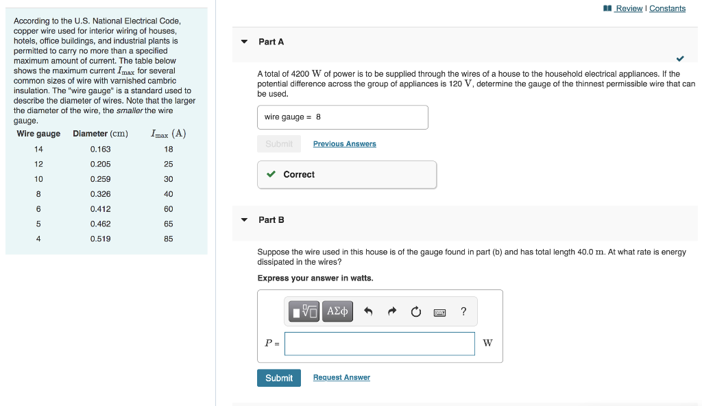 Solved A Review Constants Part A According to the U.S. | Chegg.com