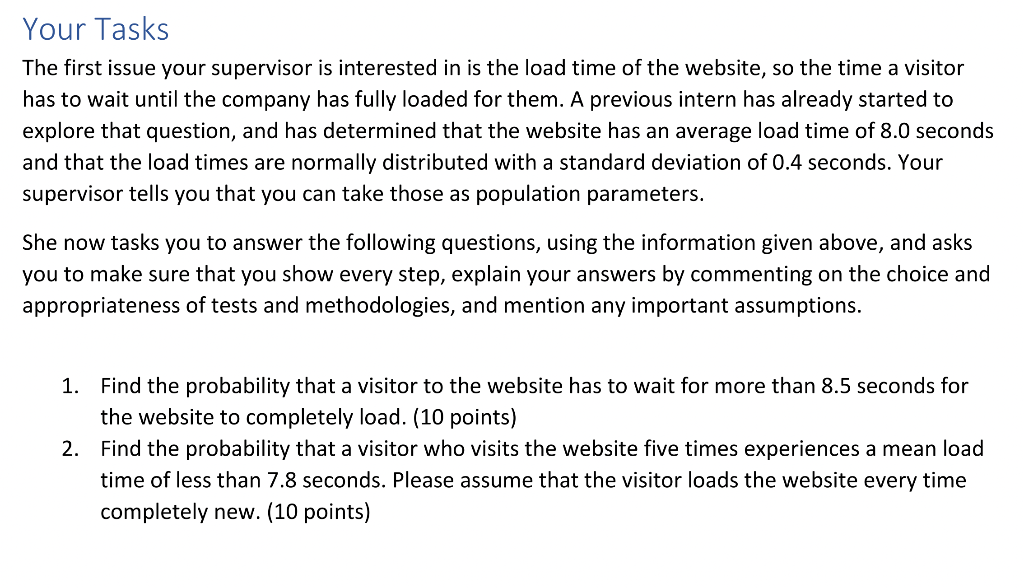 Solved Your Tasks The first issue your supervisor is | Chegg.com