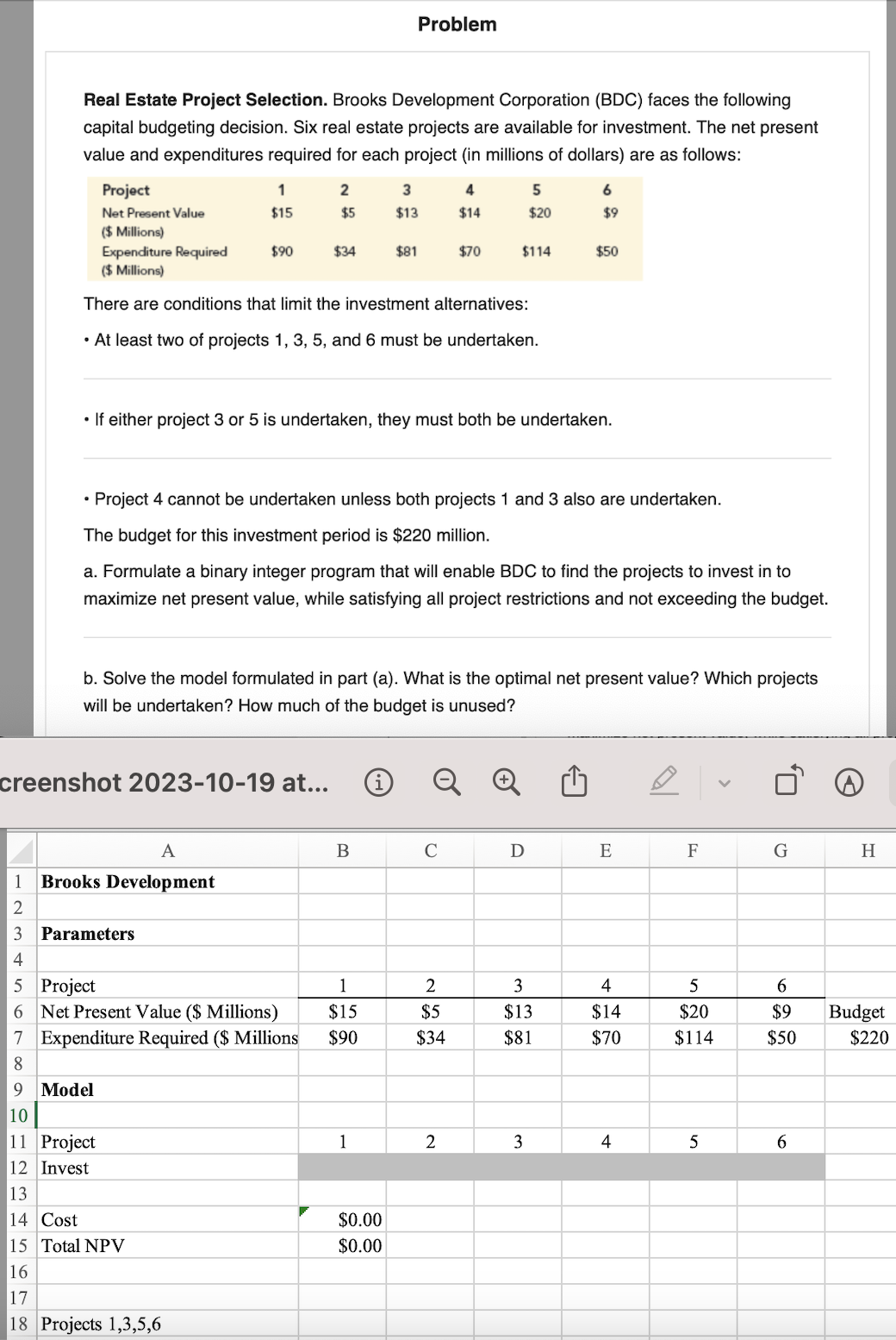 PLEASE SHOW EXCEL FORMULAS AND SOLVER CONSTRAINTSTip: | Chegg.com