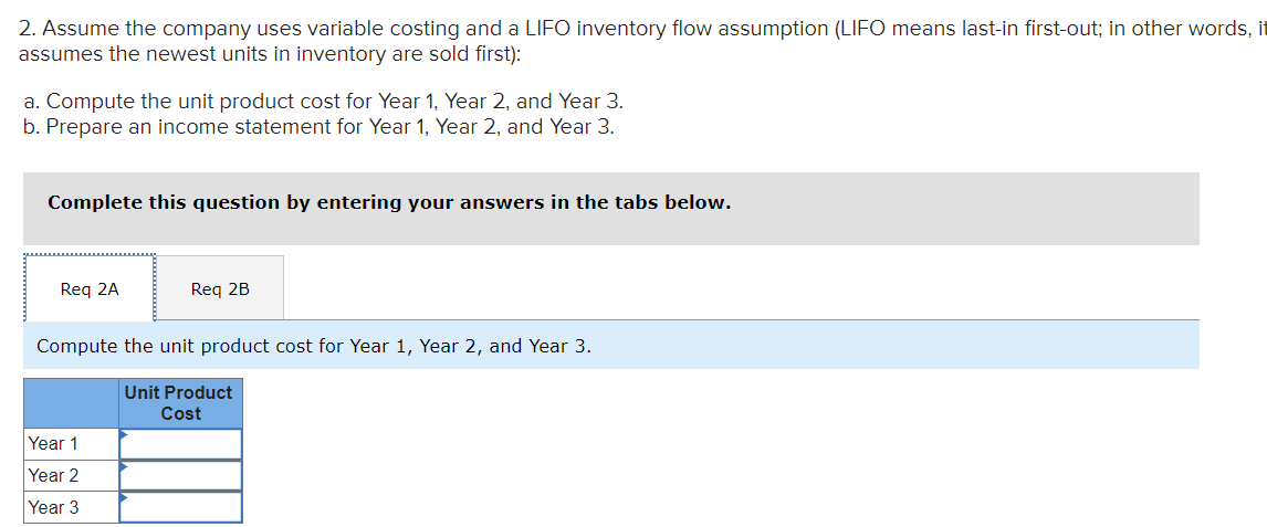Solved Required information Case 6-29 (Algo) Variable and | Chegg.com