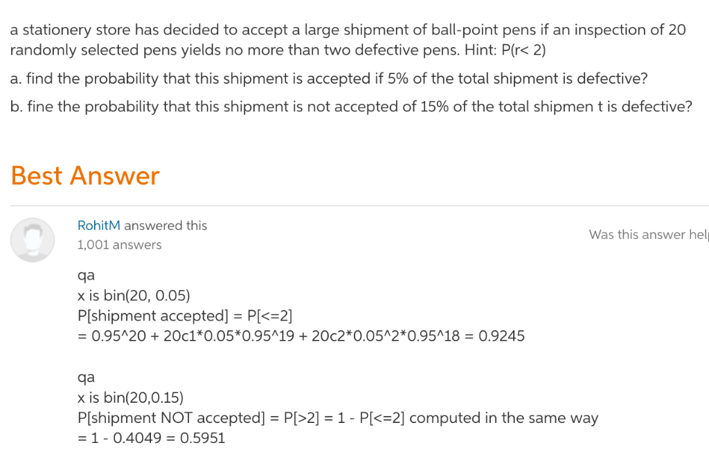 Solved What does the c refer to in a statistics problem such | Chegg.com