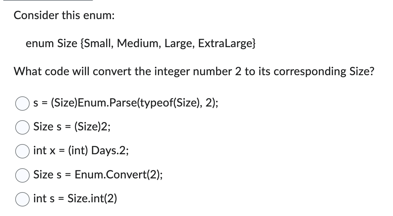 Solved Which part of the following class code is invalid? | Chegg.com