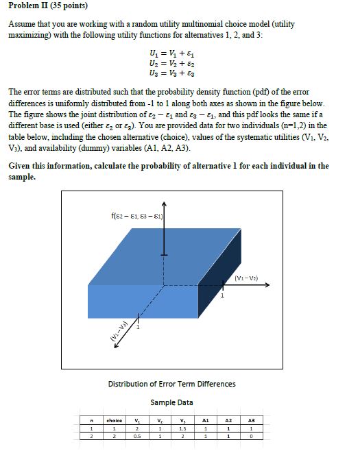 Solved Problem II (35 ﻿points)Assume that you are working | Chegg.com