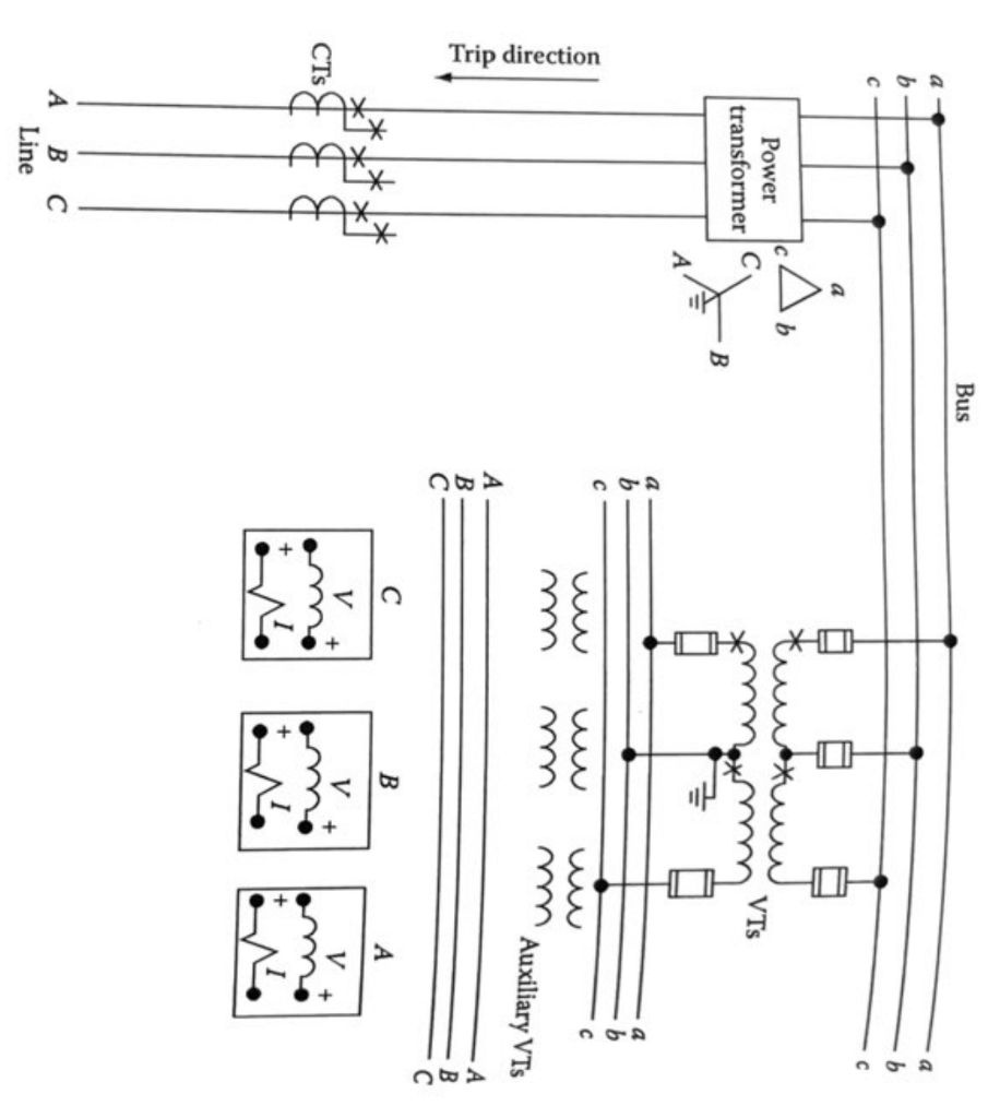 Solved The power transformer connections shown in the figure | Chegg.com