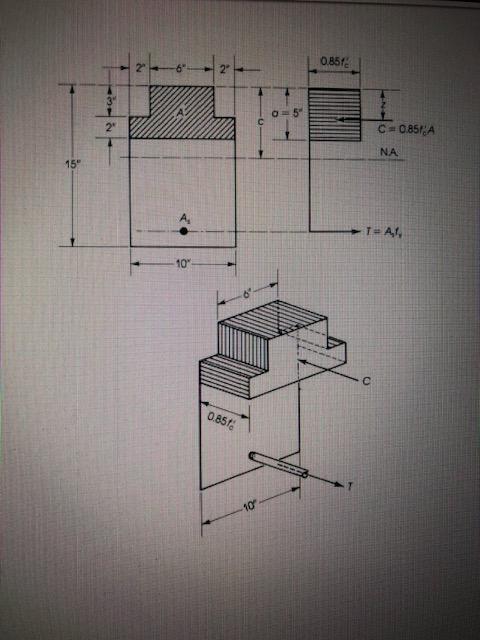 Solved For a non-rectangular beam with concrete rated at | Chegg.com