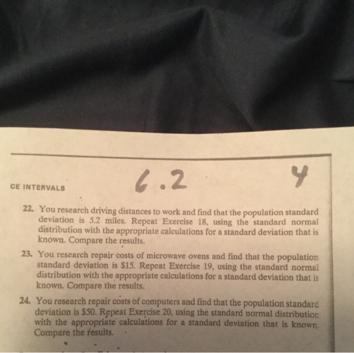 Solved USING AND INTERPRETING CONCEPTS Constructing | Chegg.com