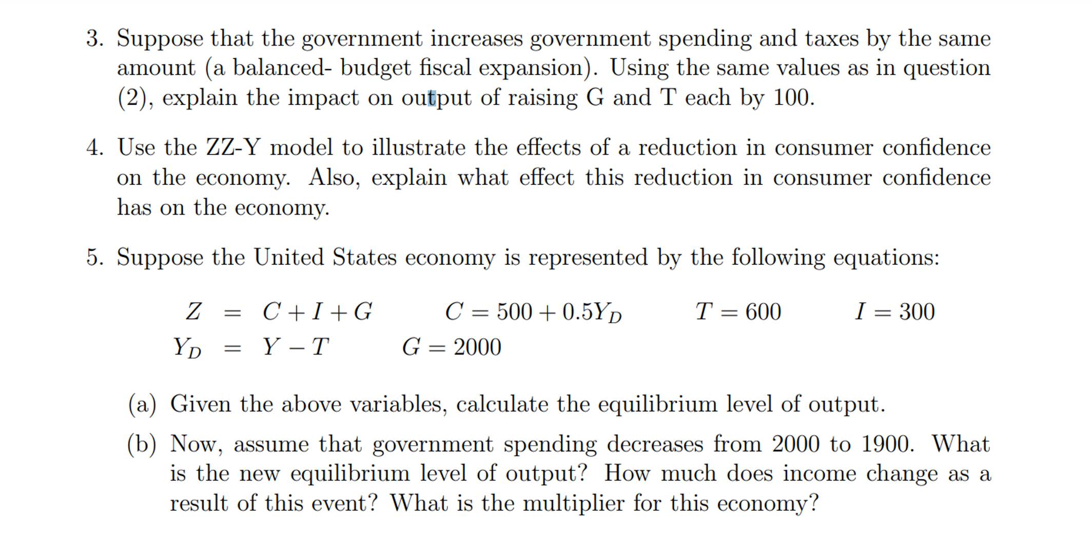 Solved Suppose that the government increases government | Chegg.com