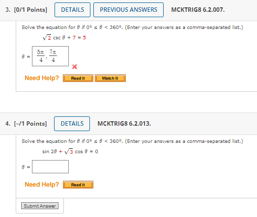Solved Not sure how to get the right answers. The first one | Chegg.com
