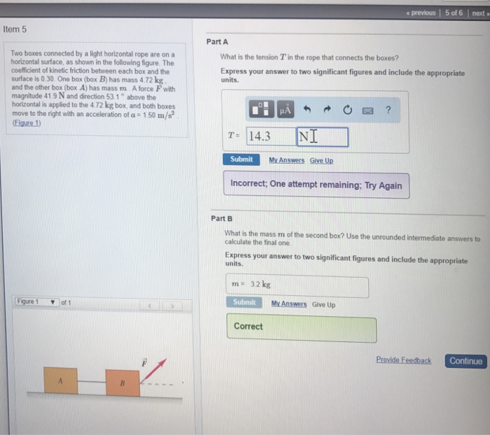 Solved Two boxes connected by a light horizontal rope are on | Chegg.com