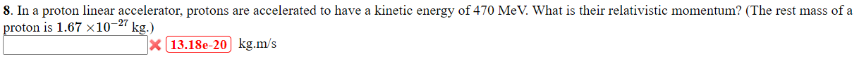 Solved 8. In a proton linear accelerator, protons are | Chegg.com