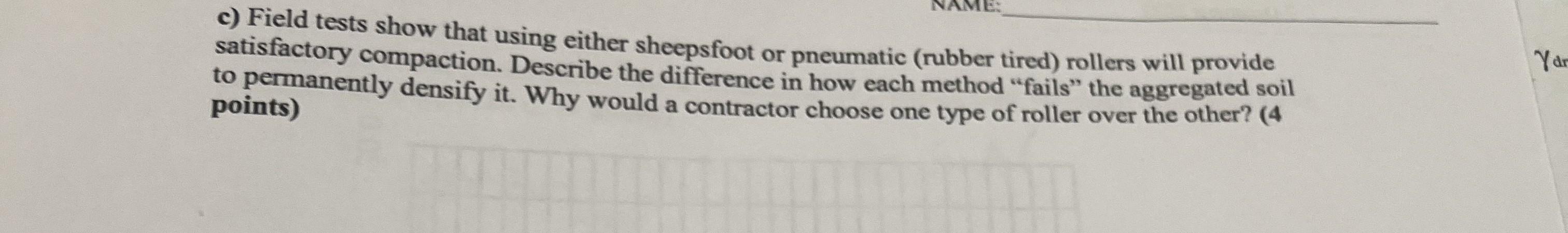 Solved Problem 1. A Modified Proctor test was performed on a | Chegg.com