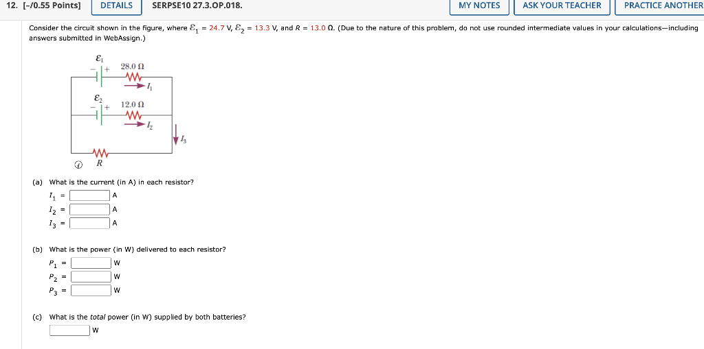 Solved answers submitted in WebAssign.) (a) What is the | Chegg.com