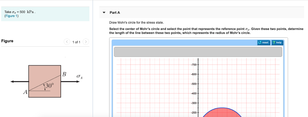 Solved Take 500 kPa Figure 1) Part A Draw Mohr's circle for | Chegg.com Solved Take 500 kPa Figure 1) Part A Draw Mohr's circle for | Chegg.com