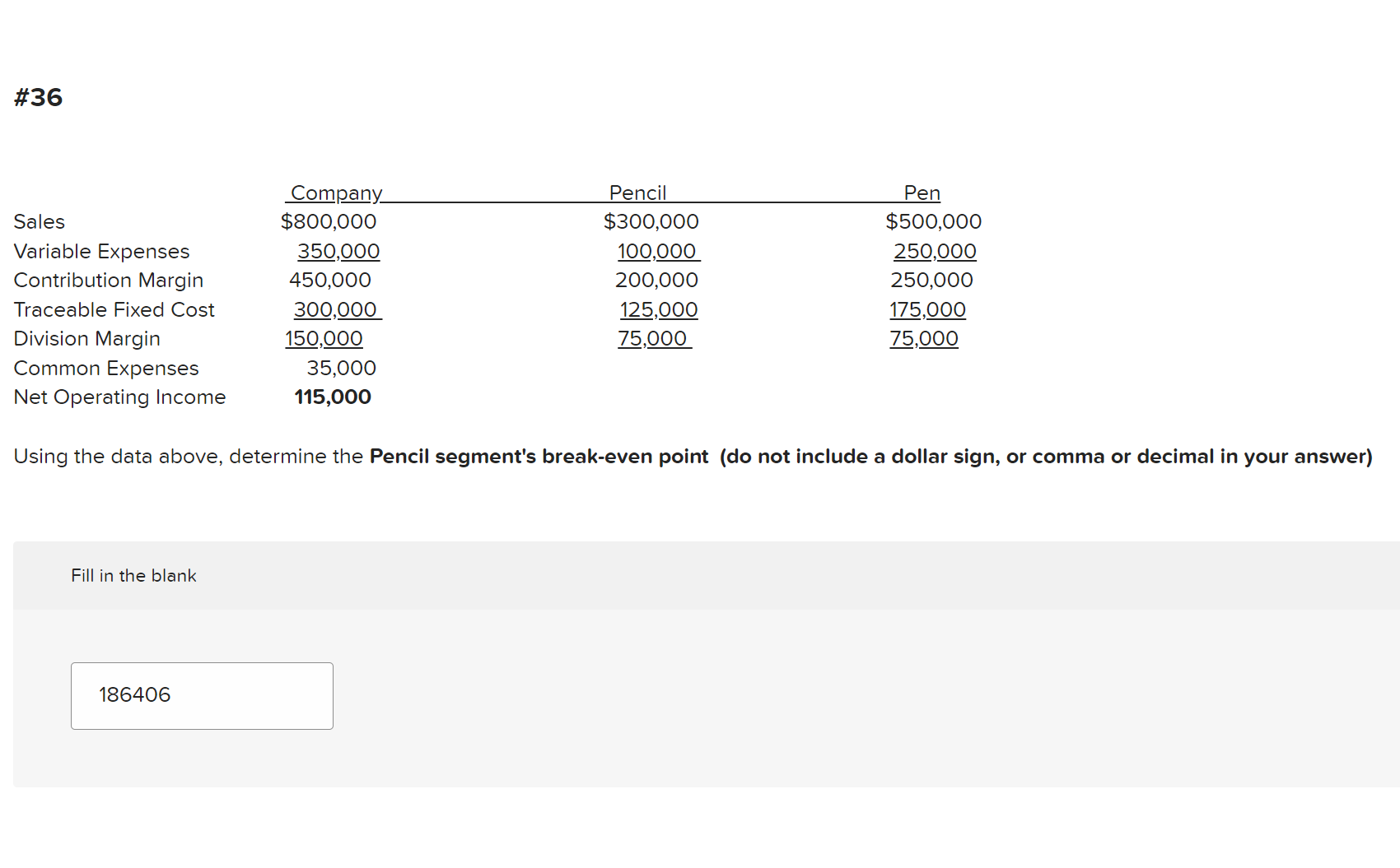 Solved \#35 Using the data above, determine the | Chegg.com