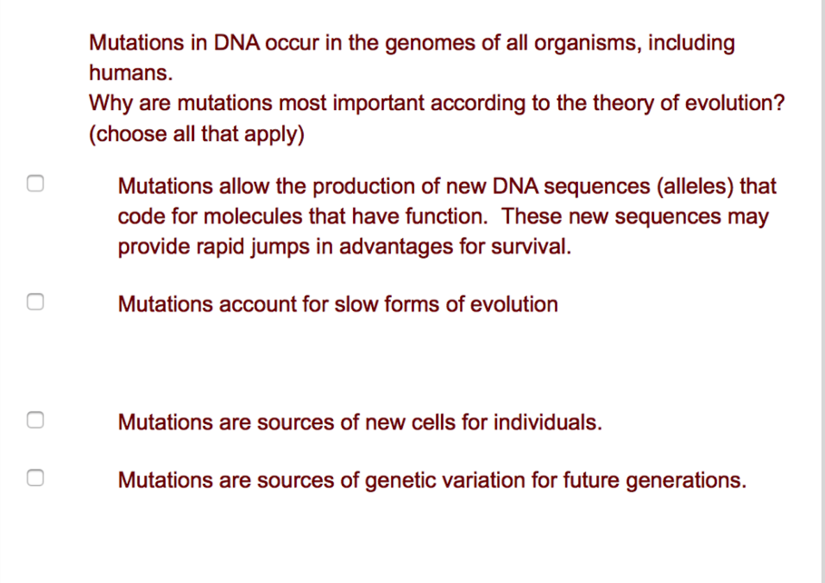 Solved Please help with this question Thank you! Mutations | Chegg.com